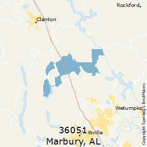 Marbury (zip 36051), AL
