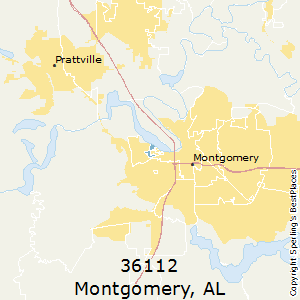 Montgomery Al Zip Code Map - Map