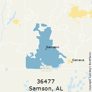 Samson (zip 36477), AL