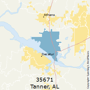 Tanner (zip 35671), AL