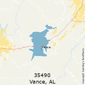 Vance (zip 35490), AL