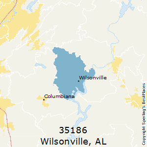 Wilsonville (zip 35186), AL