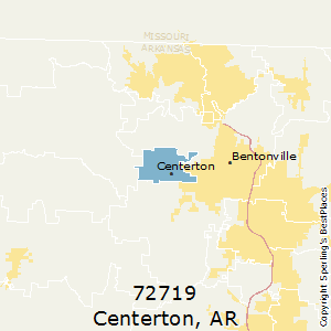 Centerton (zip 72719), AR