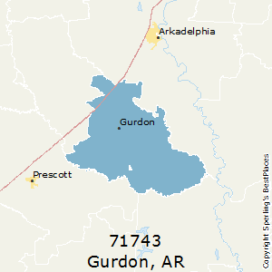 Gurdon (zip 71743), AR