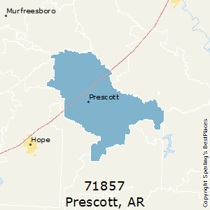 Prescott (zip 71857), AR