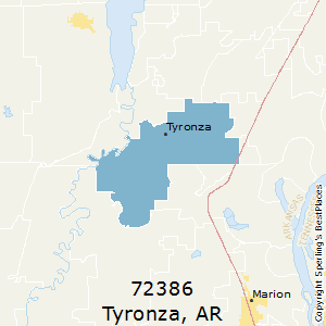 Best Places in Tyronza (zip 72386), AR