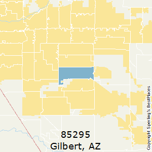 Gilbert Arizona Area Map