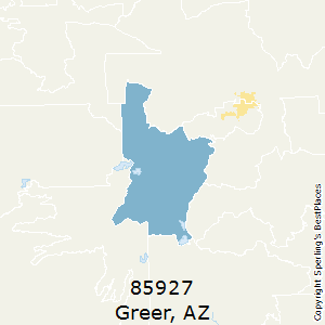 Greer Arizona Map