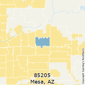 Mesa (zip 85205), AZ