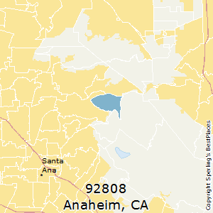 Anaheim (zip 92808), CA