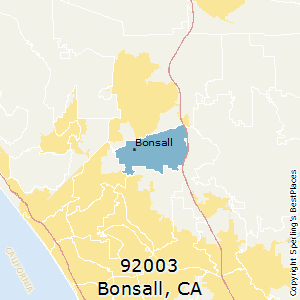Bonsall (zip 92003), CA