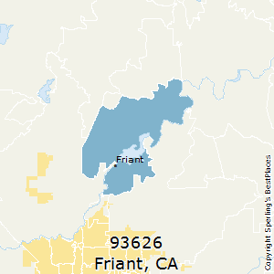 Friant (zip 93626), CA