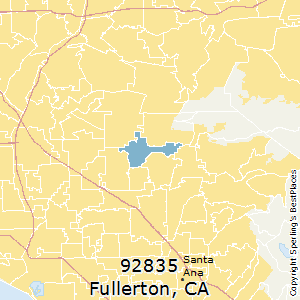 Fullerton (zip 92835), CA