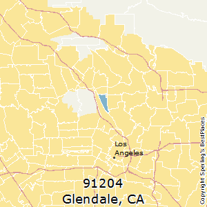 Glendale (zip 91204), CA