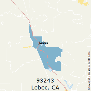 Lebec (zip 93243), CA