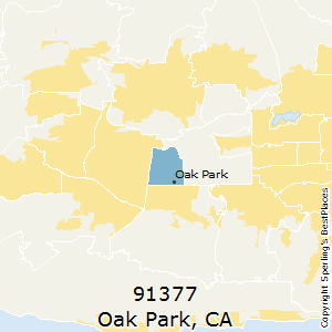 Oak California Map