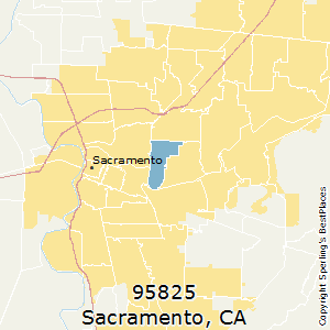 Sacramento California Zip Code Map - Map