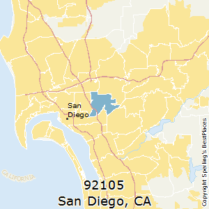 Best Places to Live in San Diego (zip 92105), California