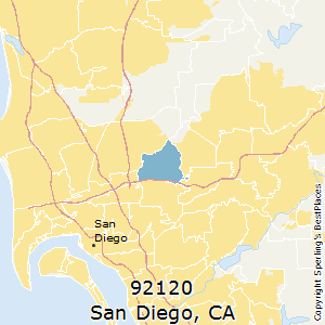 Best Places to Live in San Diego (zip 92120), California