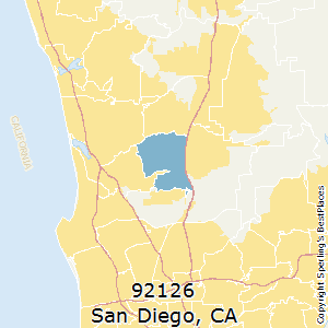 San Diego California Zip Code Map