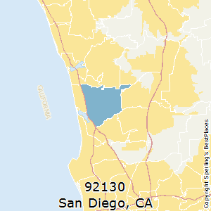 San Diego California Zip Code Map