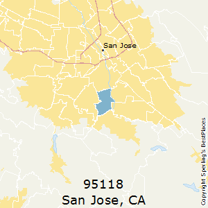 Zip Code Map San Jose - Map