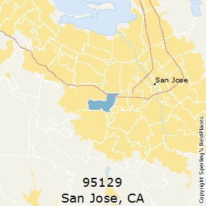 Zip Code Map San Jose Ca - Map