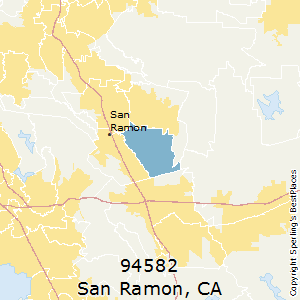 San Ramon Zip Code Map - Map
