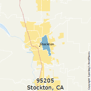 Stockton (zip 95205), CA
