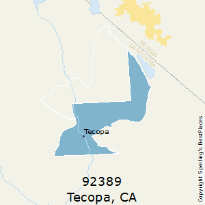 Tecopa (zip 92389), CA