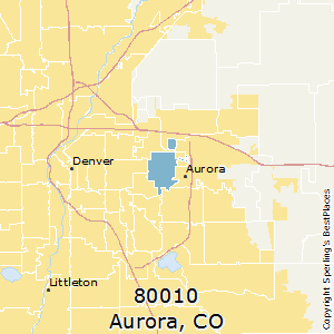 Zip Code Map Aurora 80016 10+ Neighborhoods In ZIP Code 80016, CO