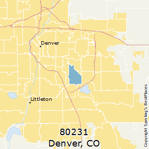Denver (zip 80231), CO