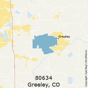 Greeley (zip 80634), CO