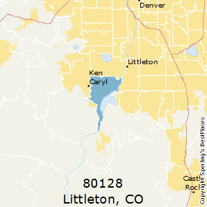 Littleton Co Zip Code Map - Map