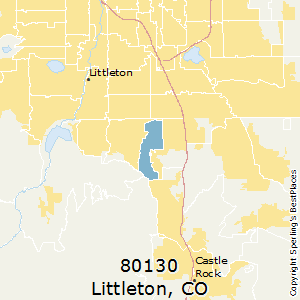 Littleton Co Zip Code Map - Map