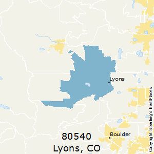 Lyons (zip 80540), CO