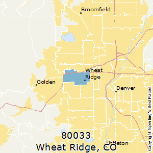 Wheat Ridge Zip Code Map - United States Map