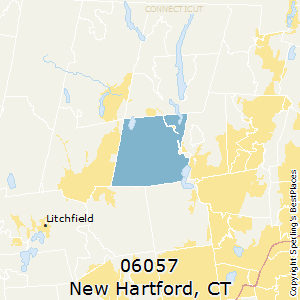 West Hartford Zip Code Map - Map