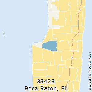 Boca Raton Fl Zip Code Map - United States Map