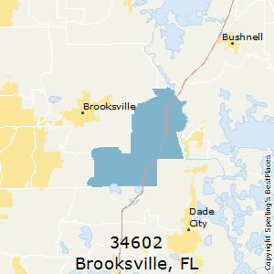 Brooksville (zip 34602), FL