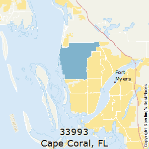 Cape Coral Zip Code Map - Map