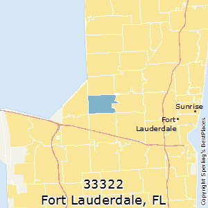 Ft Lauderdale Zip Code Map - United States Map