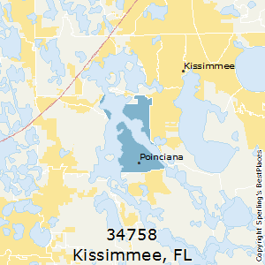 Kissimmee Fl Zip Code Map