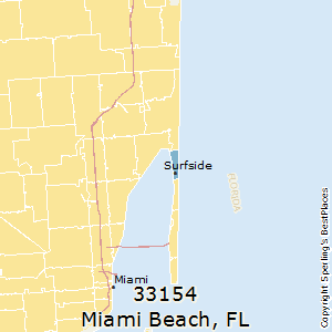 Miami Beach Zip Code Map - Map