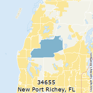 Port Richey Zip Code Map - United States Map