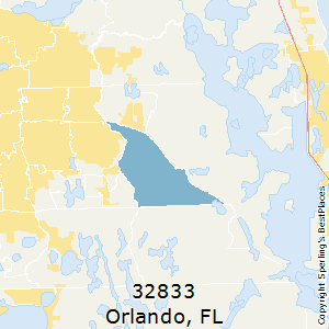 Orlando Area Zip Code Map - Map
