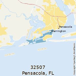 Pensacola Zip Code Map - United States Map