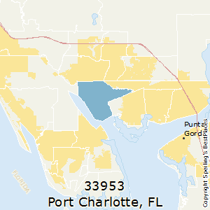 Port Charlotte Zip Code Map Port Charlotte Map Hi Res Stock