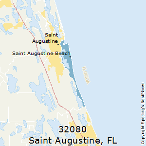 Zip Code Map St Augustine Florida - United States Map
