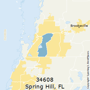 Spring Hill Florida Zip Code Map 352 Area Code Location Map, Time